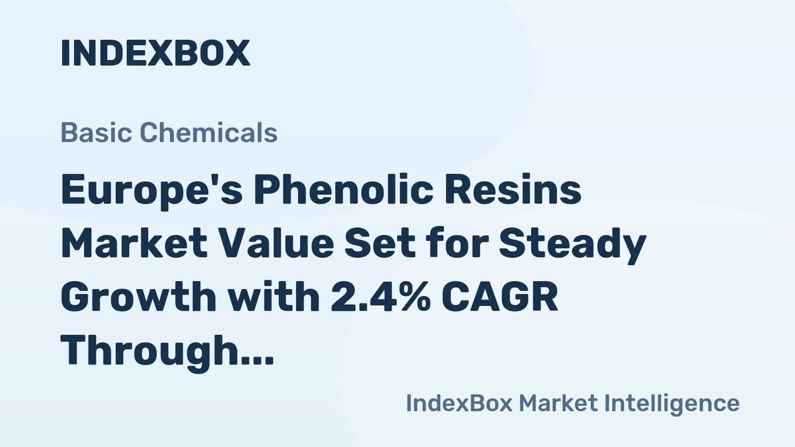 Europe's Phenolic Resins Market Value Set for Steady Growth with 2.4% CAGR Through 2035