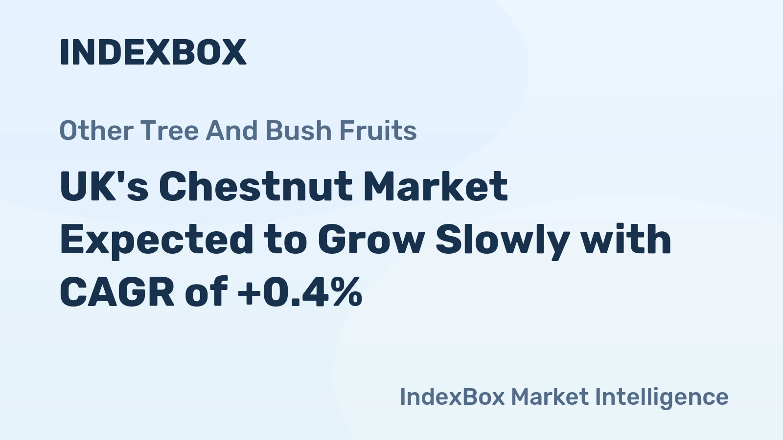 UK's Chestnut Market Expected to Grow Slowly with CAGR of +0.4%