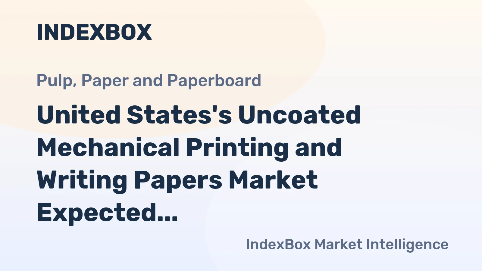 United States's Uncoated Mechanical Printing and Writing Papers Market Expected to Grow at 3.1% CAGR Over Next Decade