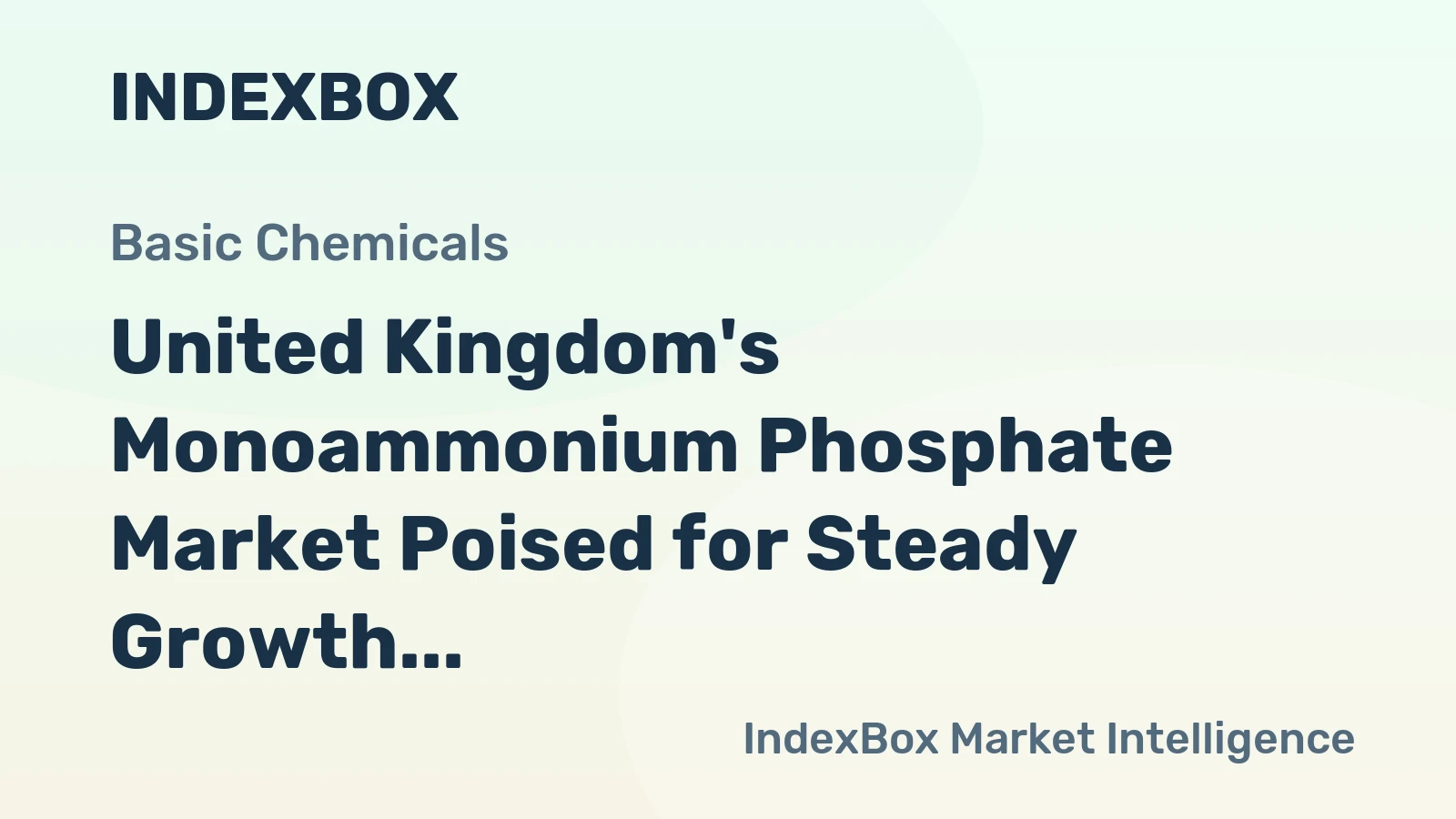 United Kingdom's Monoammonium Phosphate Market Poised for Steady Growth With 1.5% CAGR Through 2035