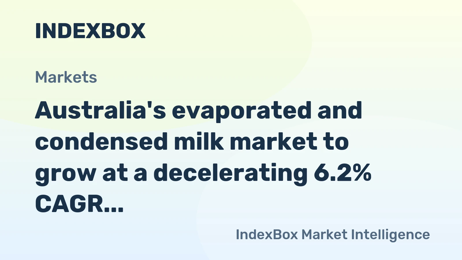 Australia's evaporated and condensed milk market to grow at a decelerating 6.2% CAGR, reaching 72K tons by 2035.