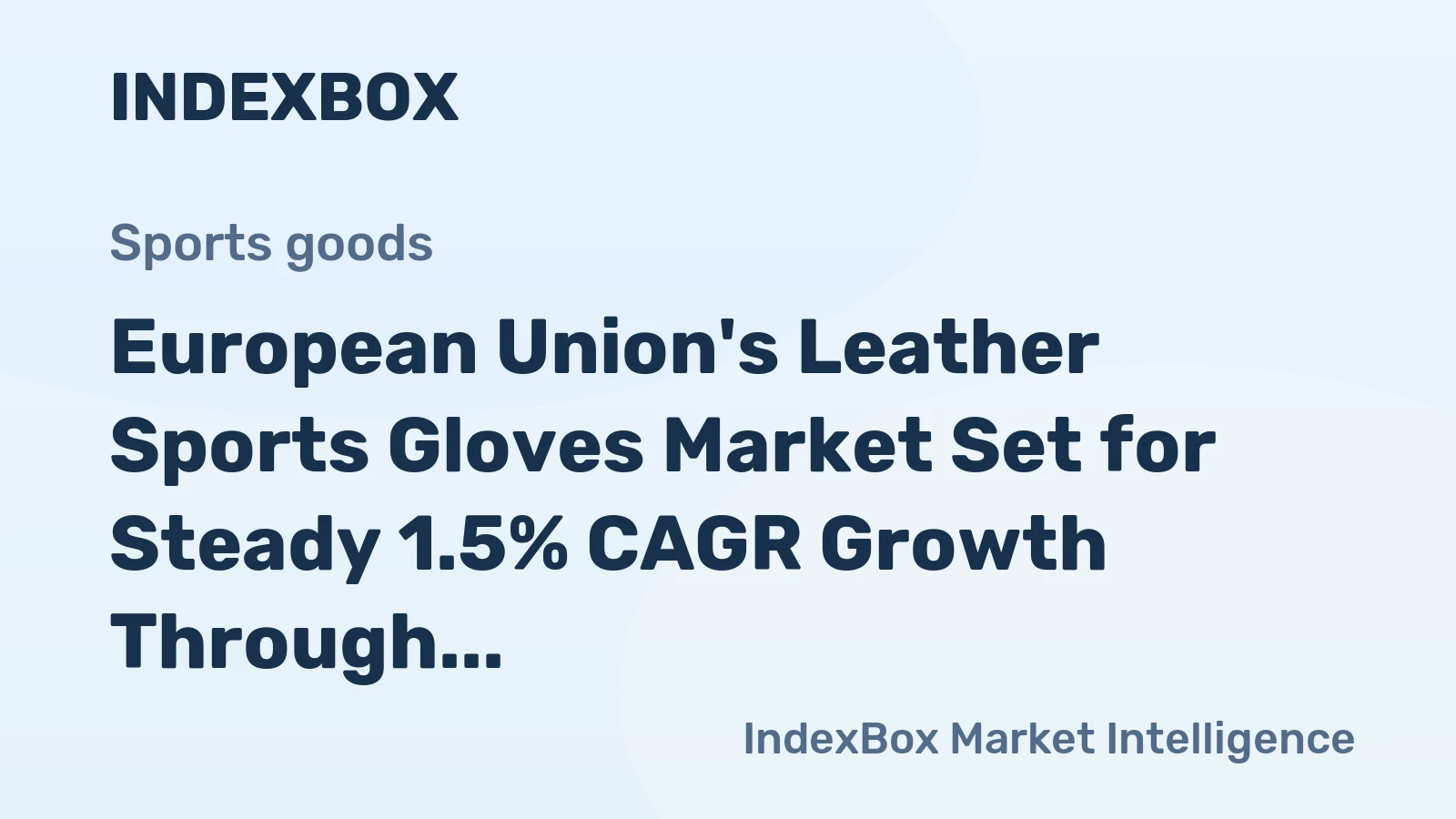 European Union's Leather Sports Gloves Market Set for Steady 1.5% CAGR Growth Through 2035