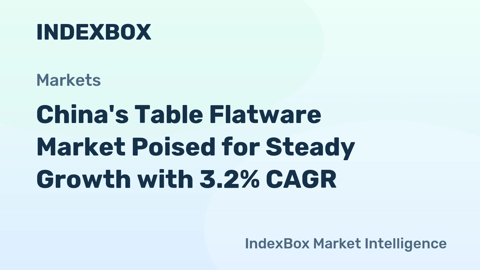 China's Table Flatware Market Poised for Steady Growth with 3.2% CAGR