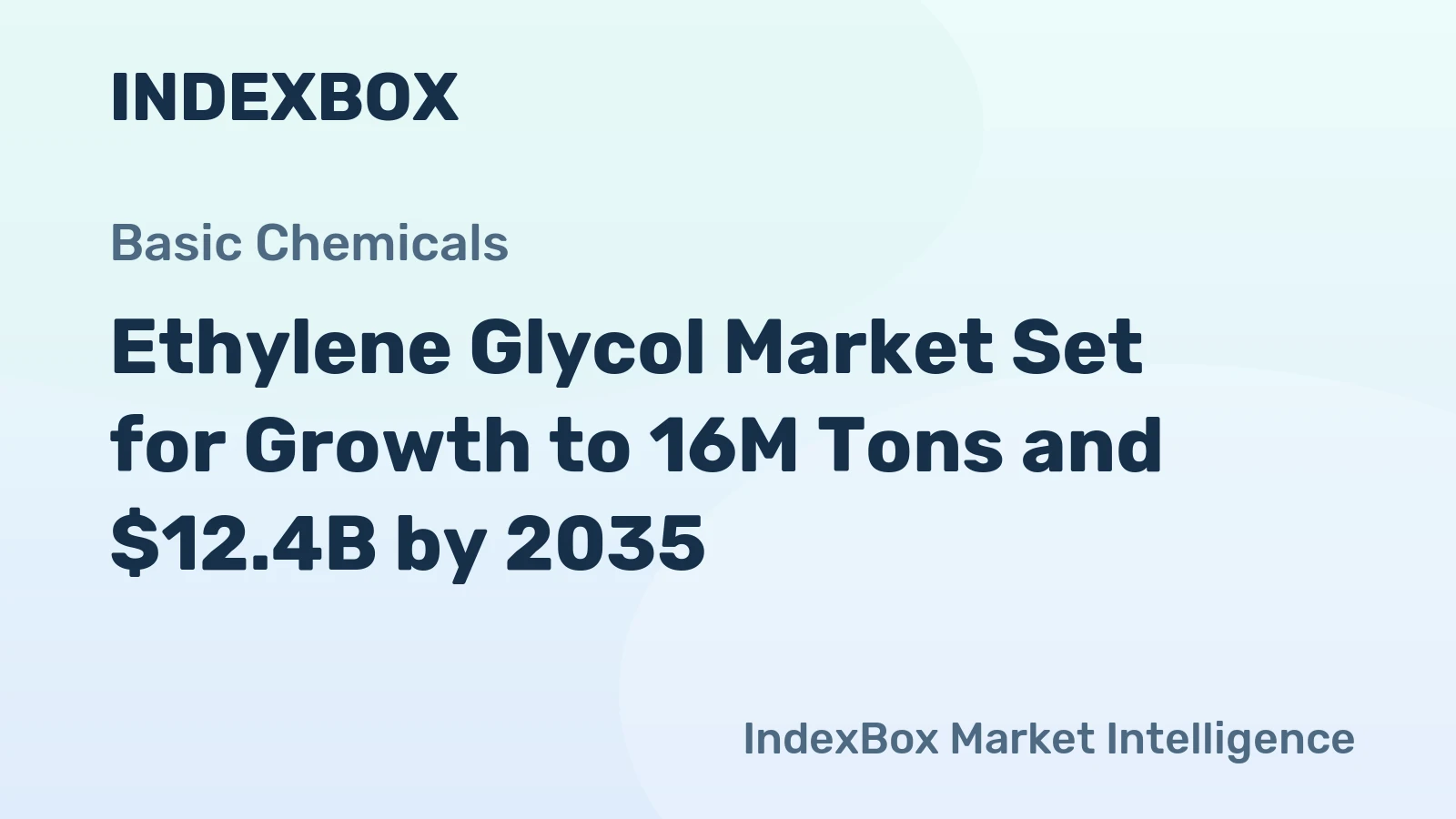 Ethylene Glycol Market Set for Growth to 16M Tons and $12.4B by 2035