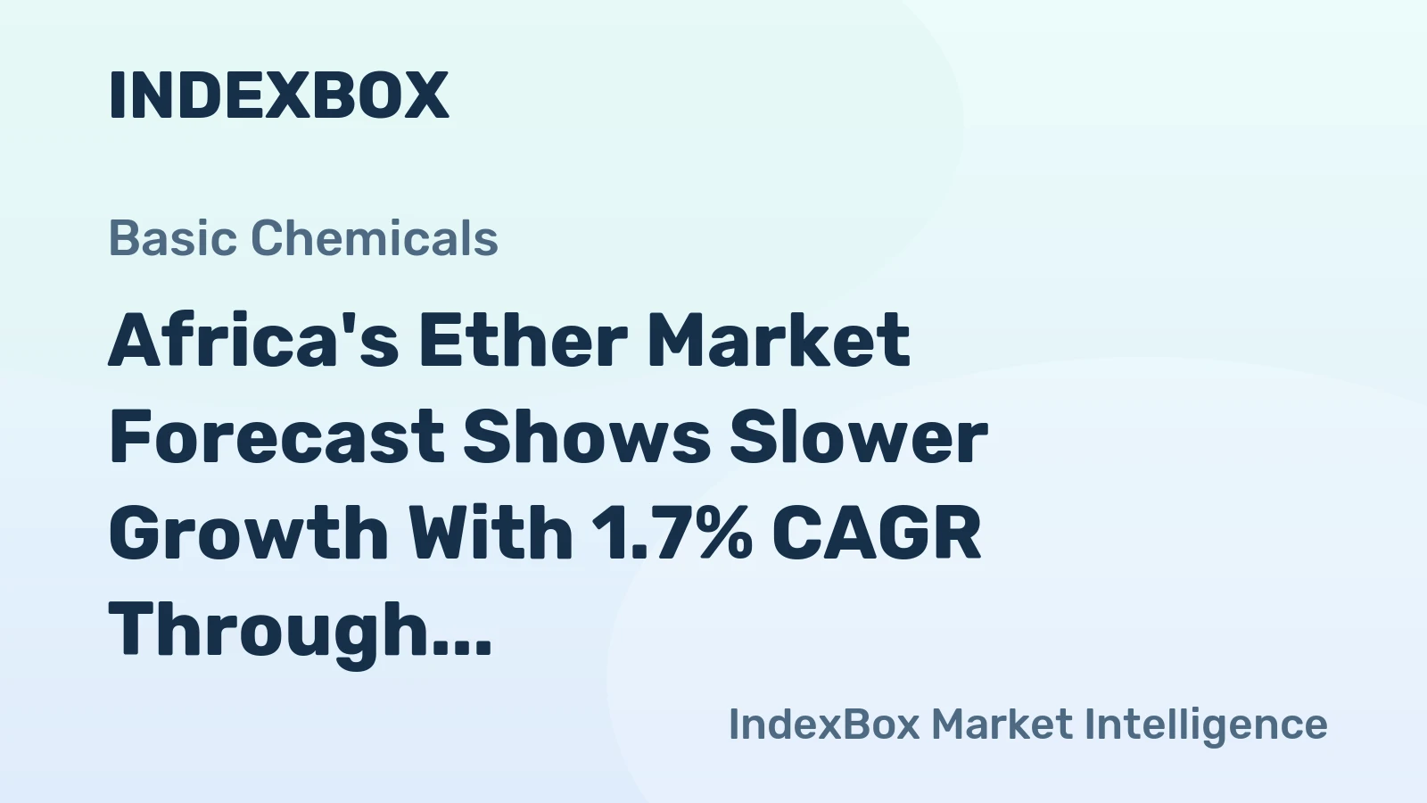 Africa's Ether Market Forecast Shows Slower Growth With 1.7% CAGR Through 2035