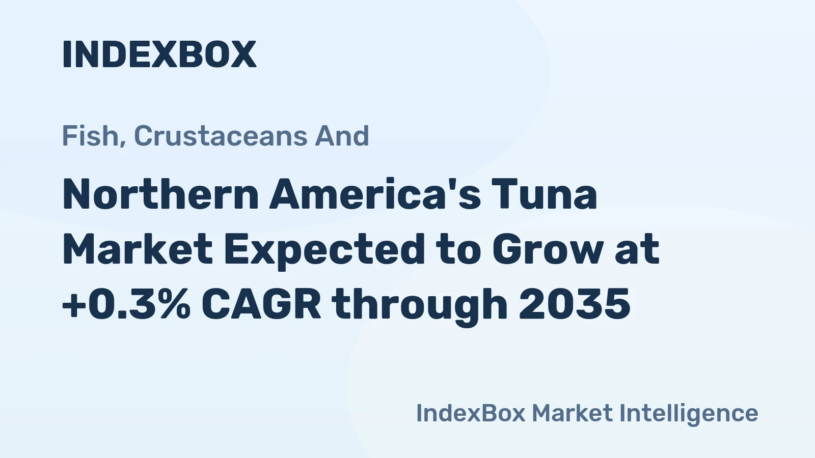 Northern America's Tuna Market Expected to Grow at +0.3% CAGR through 2035