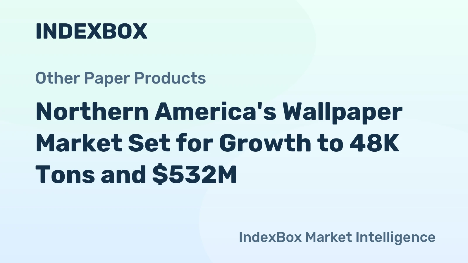 Northern America's Wallpaper Market Set for Growth to 48K Tons and $532M