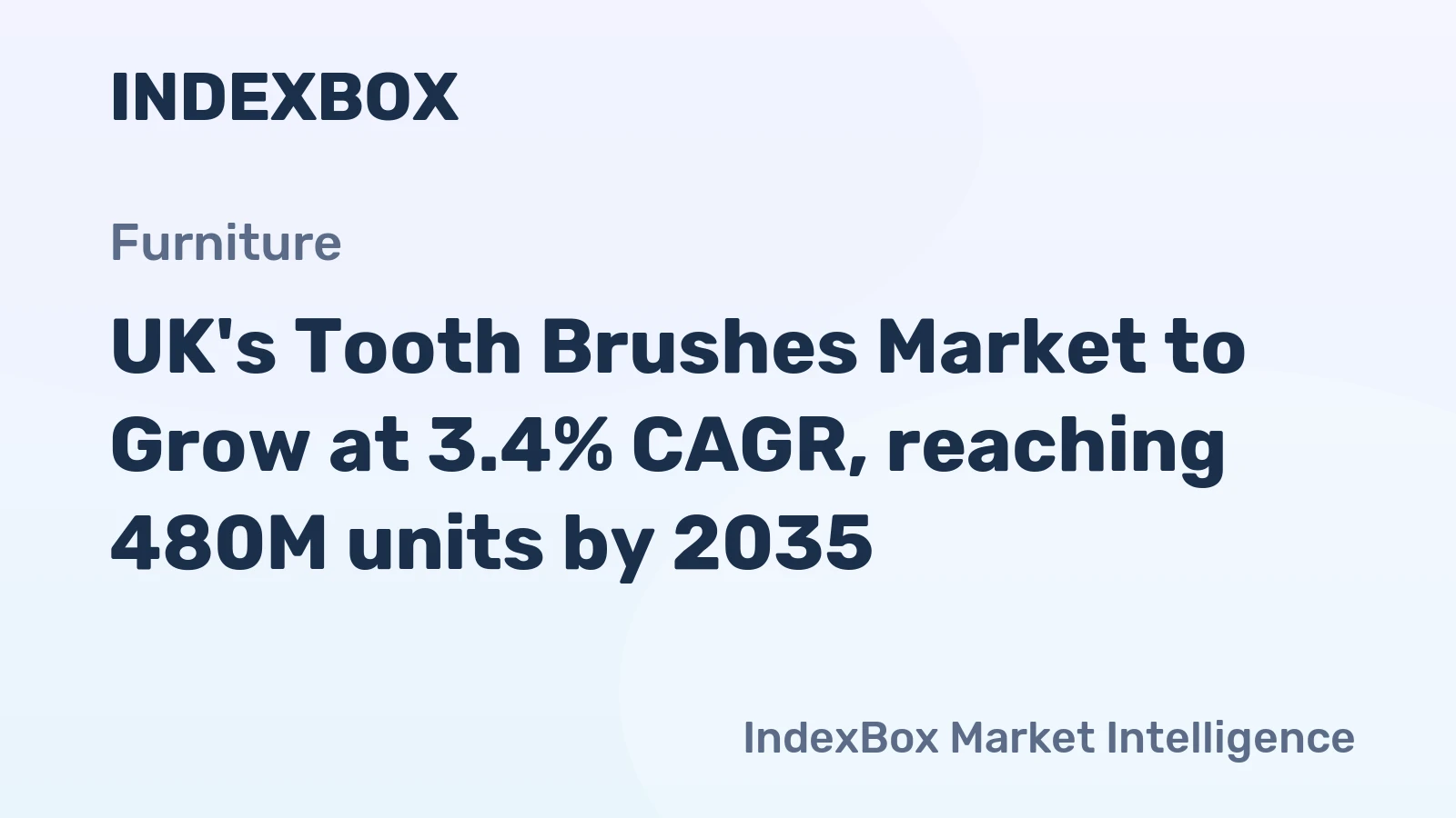 UK's Tooth Brushes Market to Grow at 3.4% CAGR, reaching 480M units by 2035