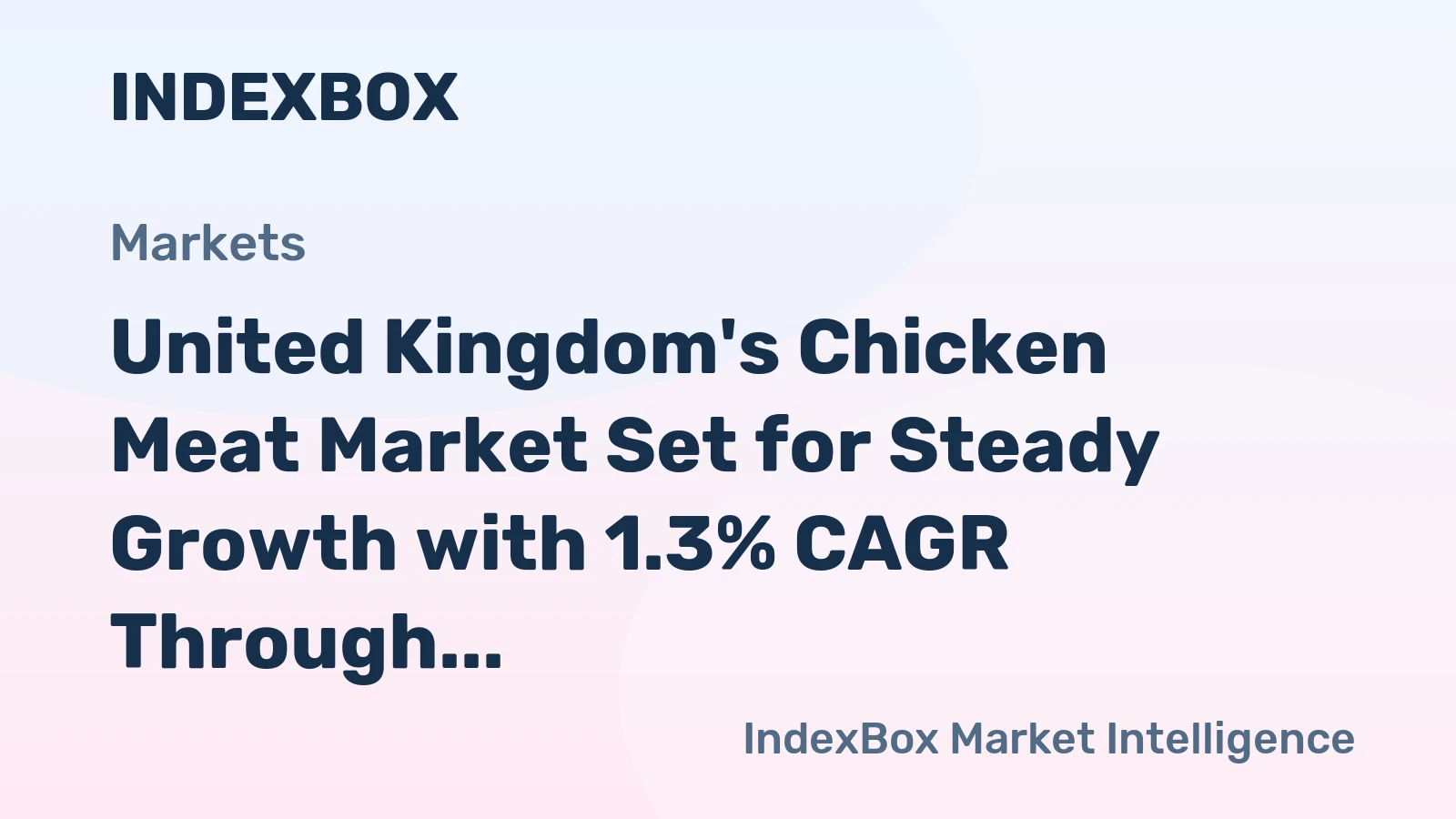 United Kingdom's Chicken Meat Market Set for Steady Growth with 1.3% CAGR Through 2035