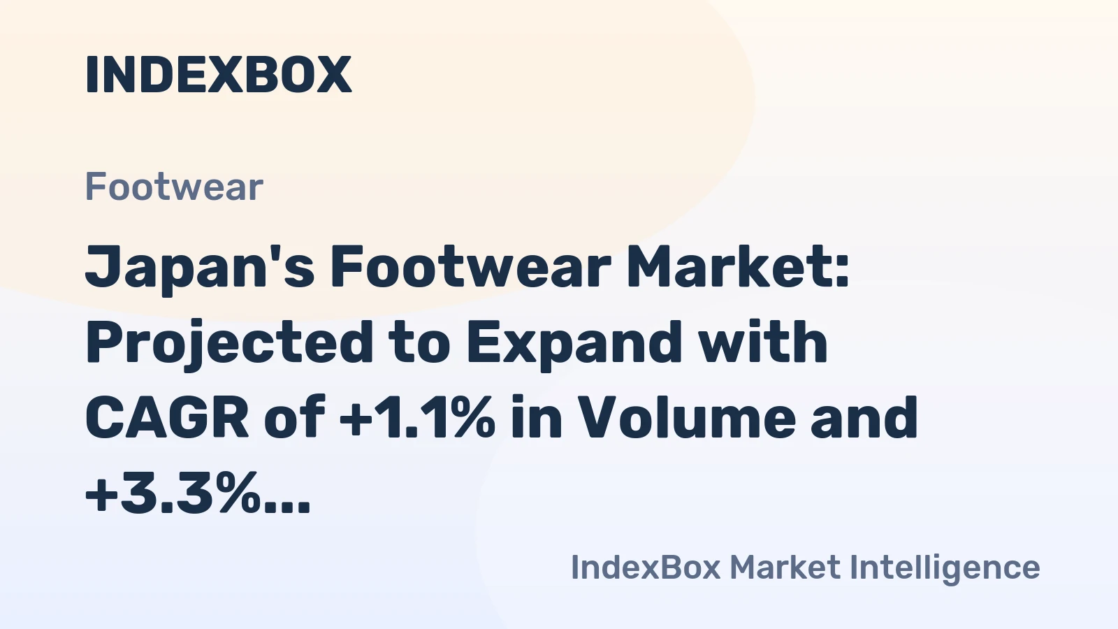 Japan's Footwear Market: Projected to Expand with CAGR of +1.1% in Volume and +3.3% in Value by 2035