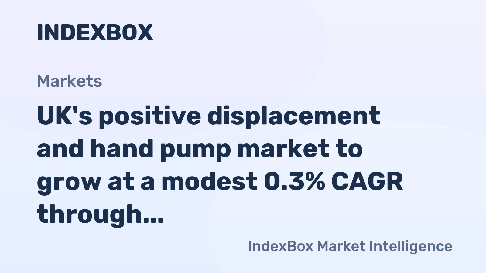 UK's positive displacement and hand pump market to grow at a modest 0.3% CAGR through 2035, reaching $93M.