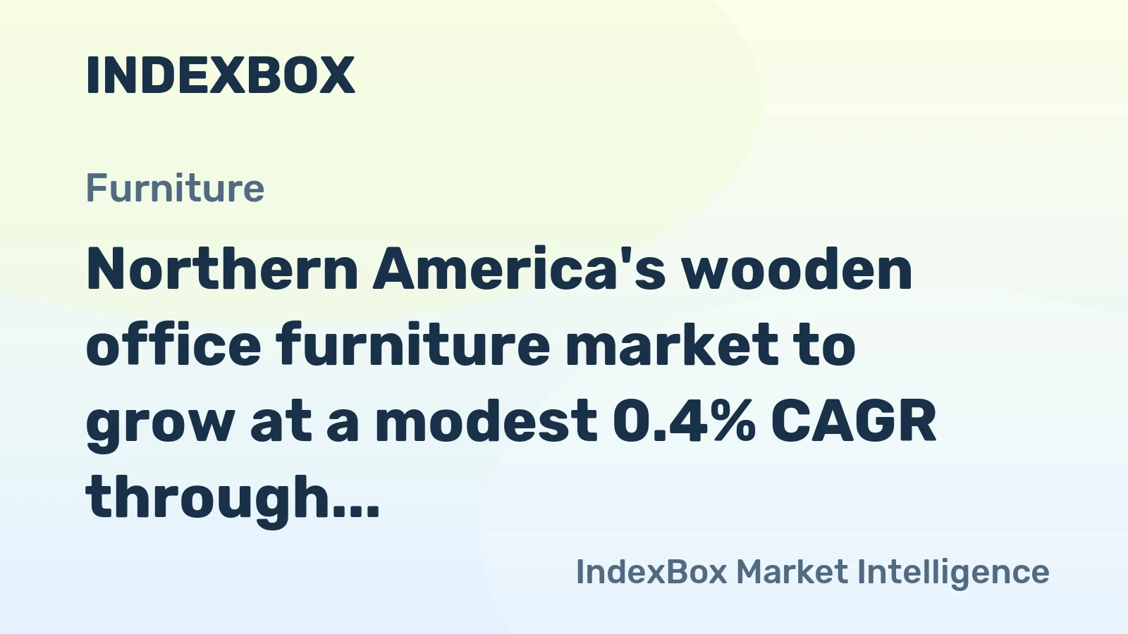 Northern America's wooden office furniture market to grow at a modest 0.4% CAGR through 2035, reaching $14.5B, driven by sustained demand.