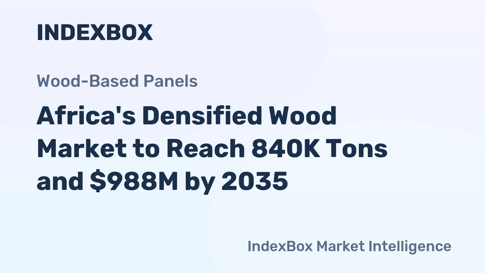 Africa's Densified Wood Market to Reach 840K Tons and $988M by 2035