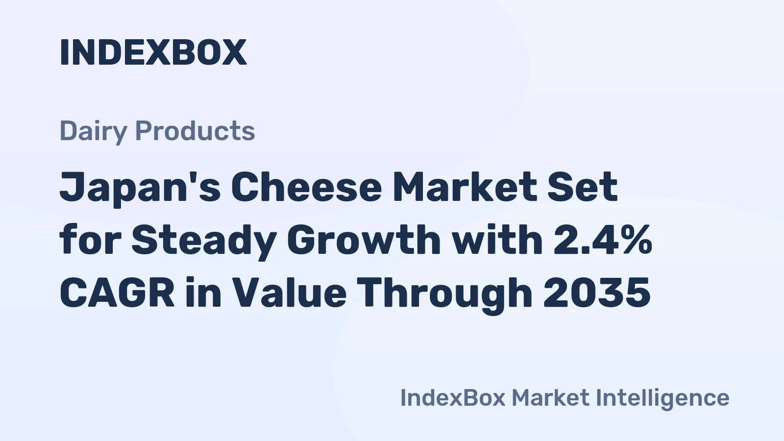 Japan's Cheese Market Set for Steady Growth with 2.4% CAGR in Value Through 2035