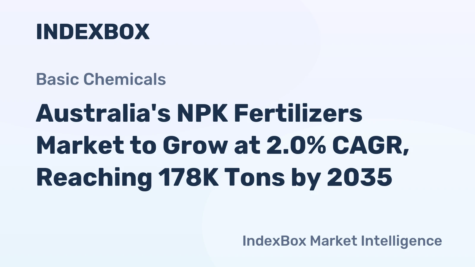 Australia's NPK Fertilizers Market to Grow at 2.0% CAGR, Reaching 178K Tons by 2035