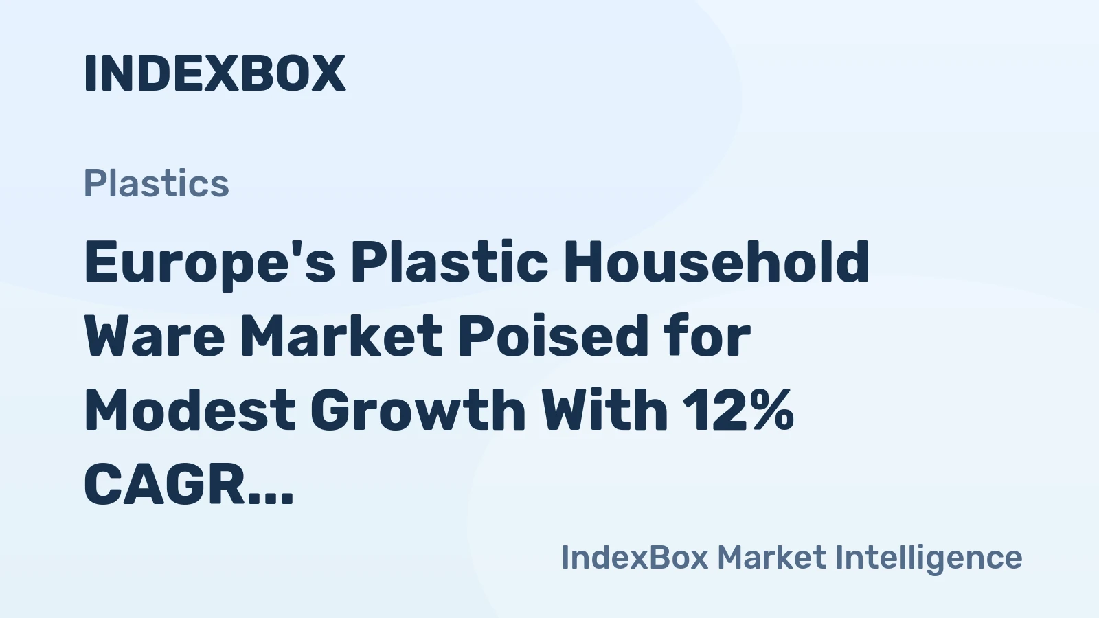 Europe's Plastic Household Ware Market Poised for Modest Growth With 12% CAGR Forecast to 2035