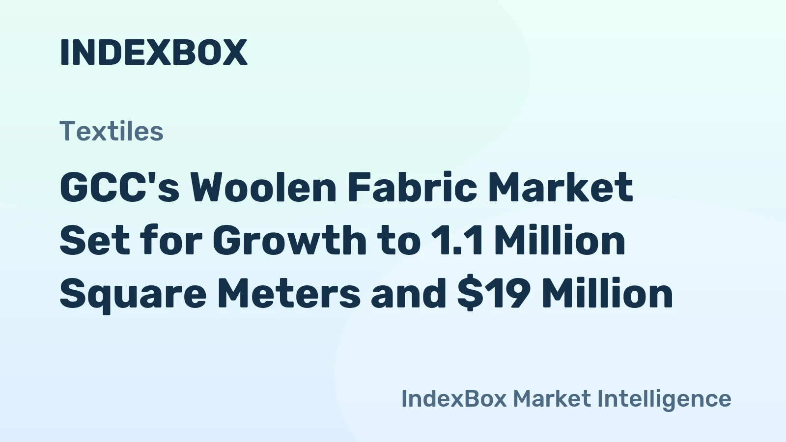 GCC's Woolen Fabric Market Set for Growth to 1.1 Million Square Meters and $19 Million