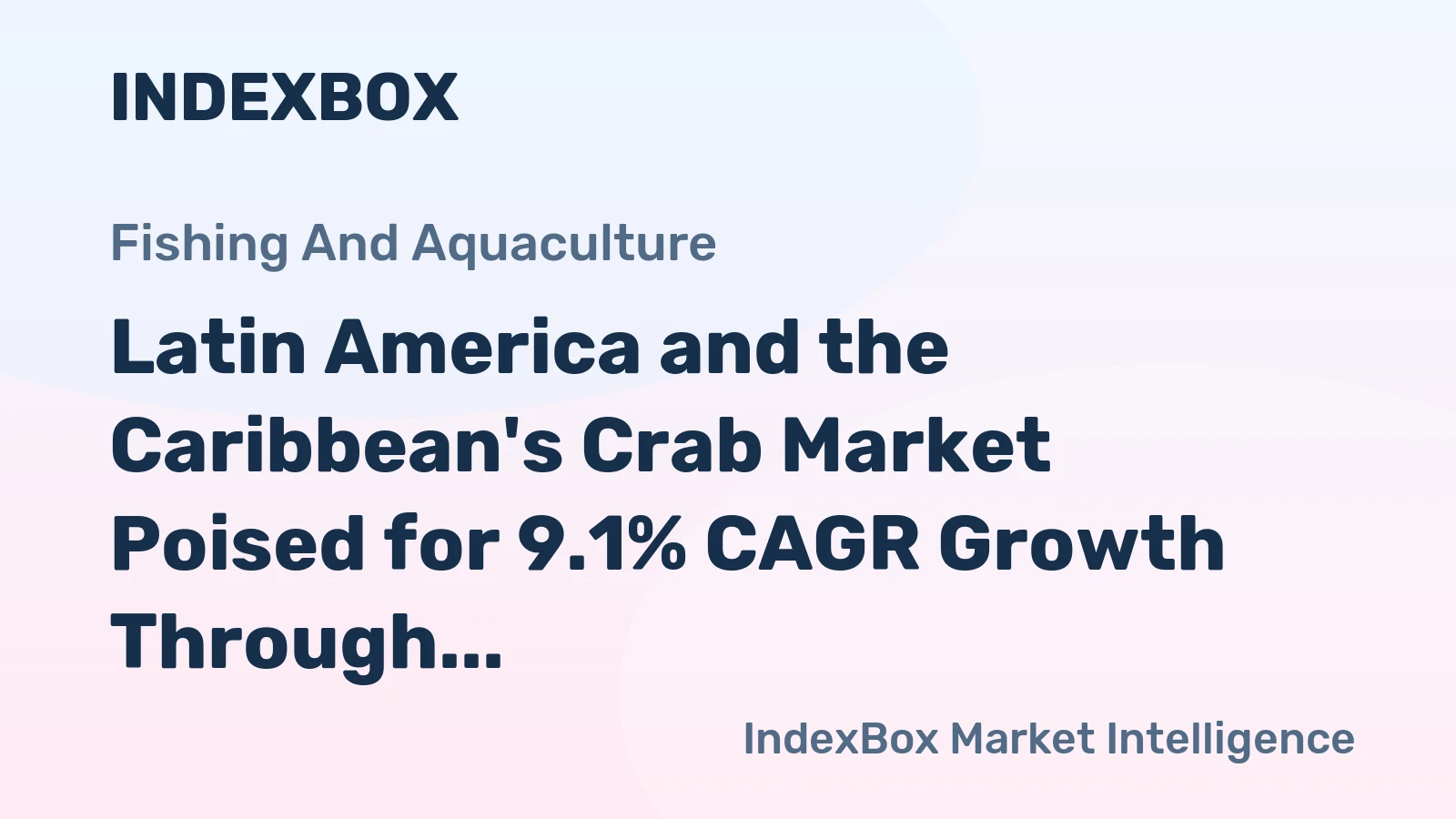 Latin America and the Caribbean's Crab Market Poised for 9.1% CAGR Growth Through 2035