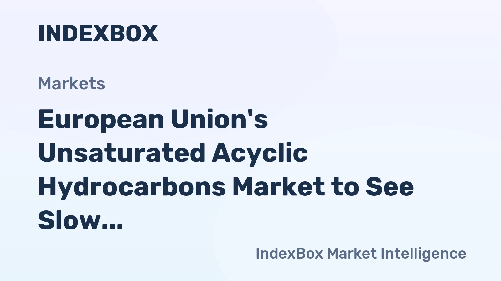 European Union's Unsaturated Acyclic Hydrocarbons Market to See Slow Growth, Reaching 991K tons in Volume and $2B in Value by 2035