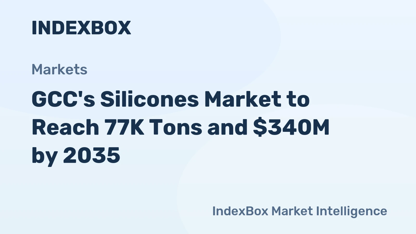 GCC's Silicones Market to Reach 77K Tons and $340M by 2035