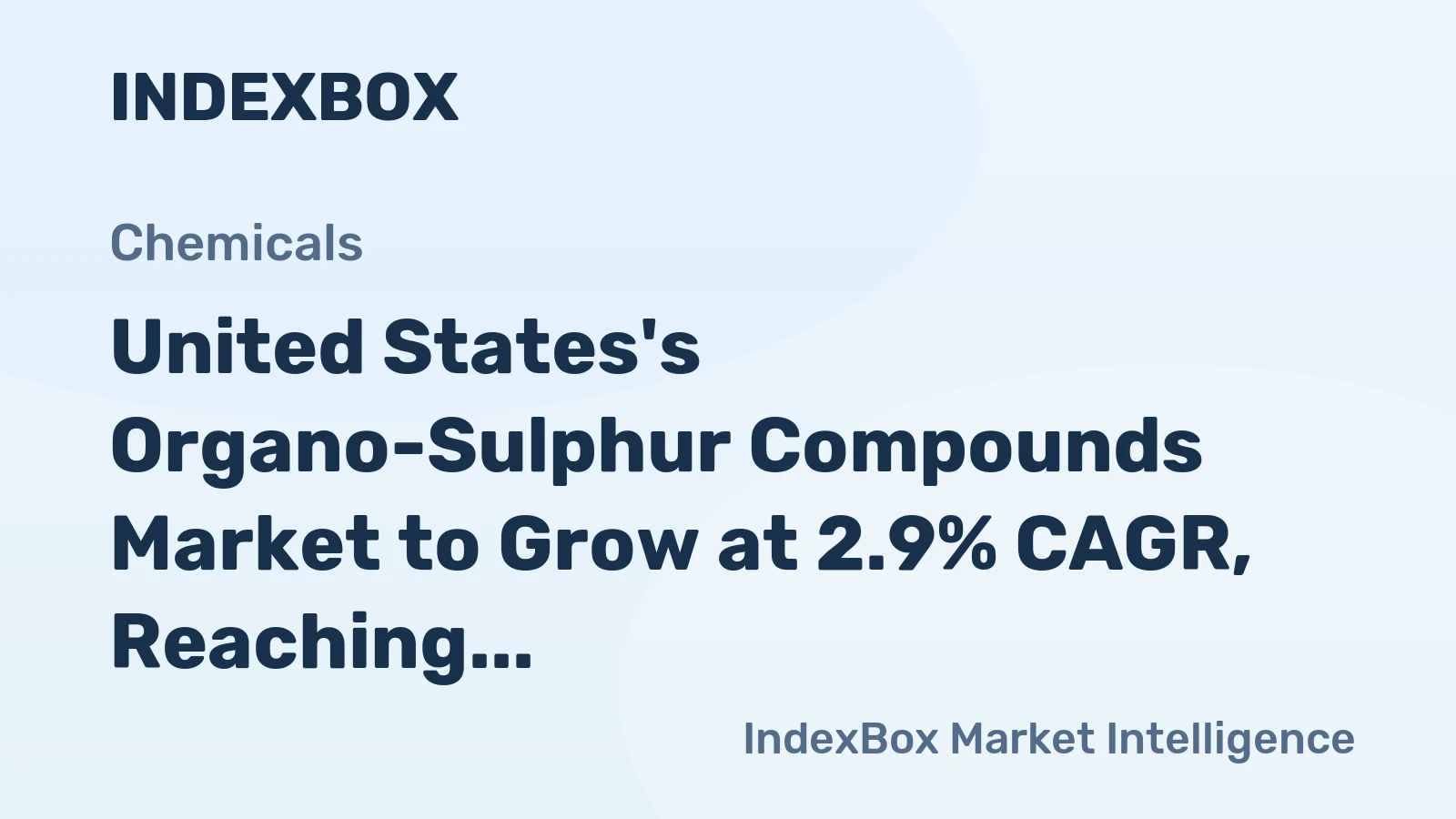 United States's Organo-Sulphur Compounds Market to Grow at 2.9% CAGR, Reaching $3.2B by 2035