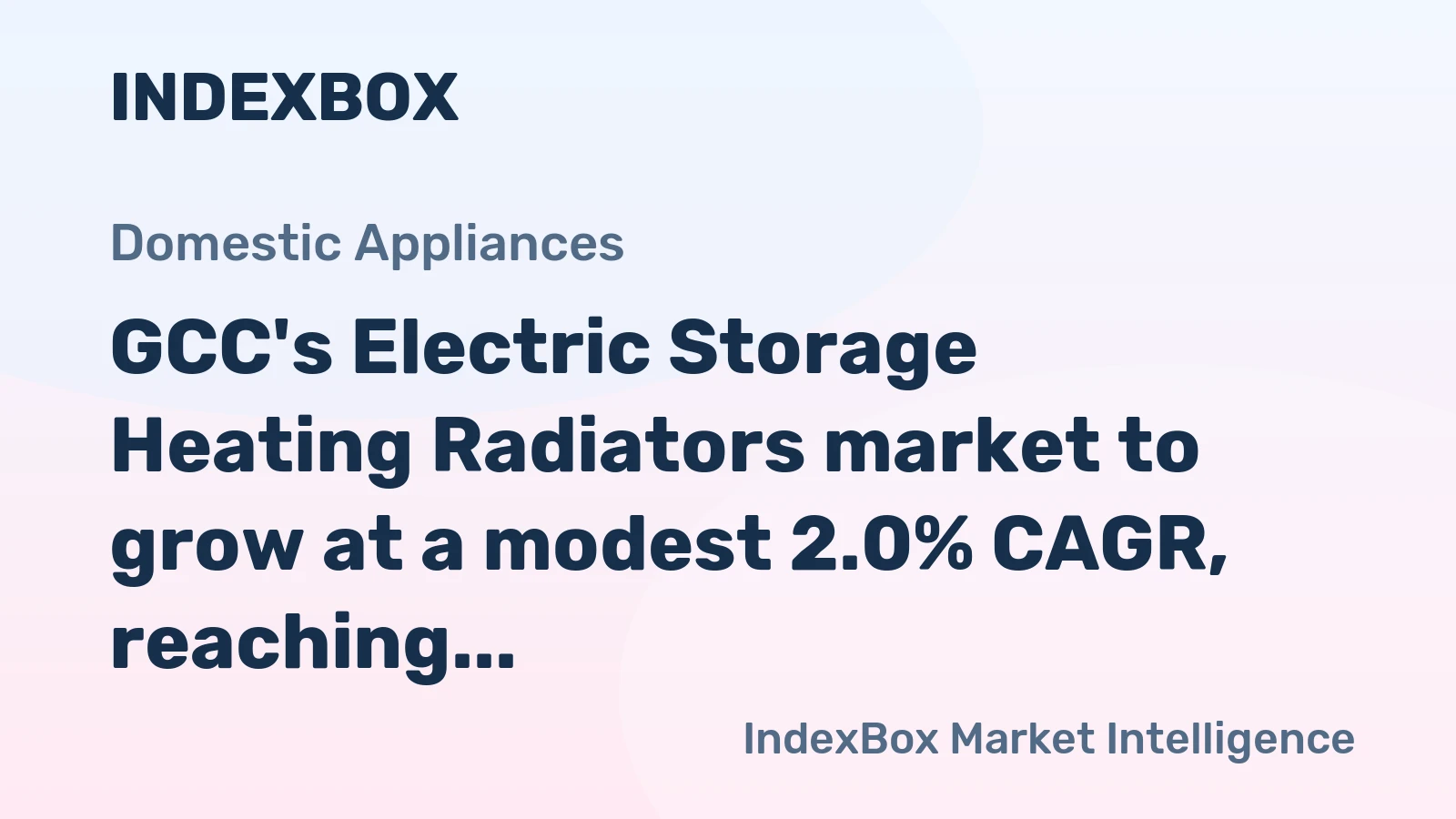 GCC's Electric Storage Heating Radiators market to grow at a modest 2.0% CAGR, reaching $16M by 2035.