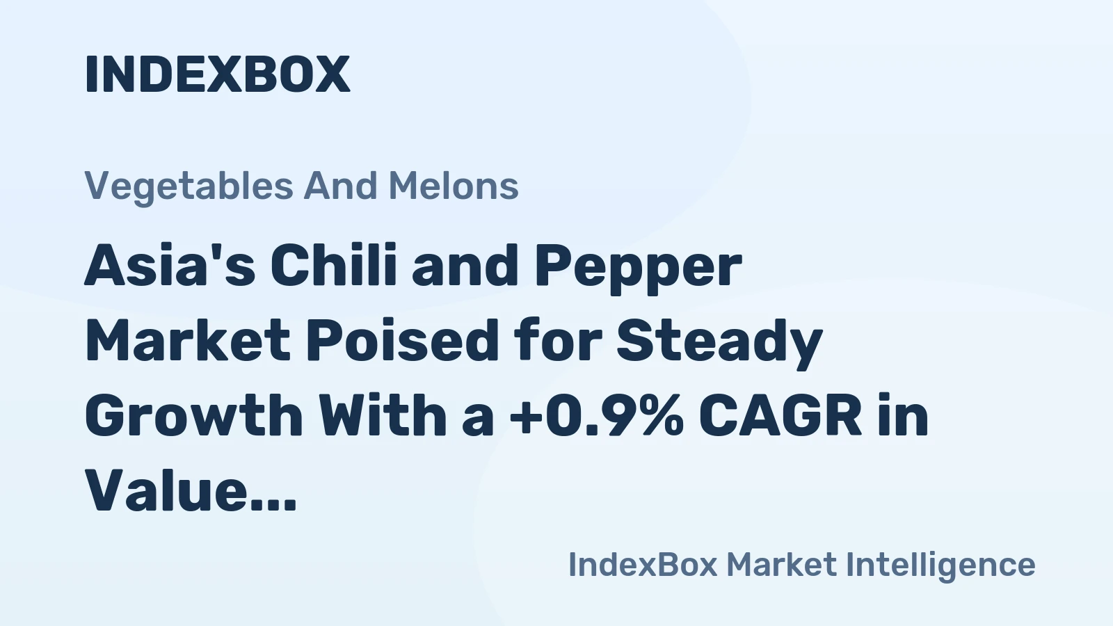 Asia's Chili and Pepper Market Poised for Steady Growth With a +0.9% CAGR in Value Through 2035