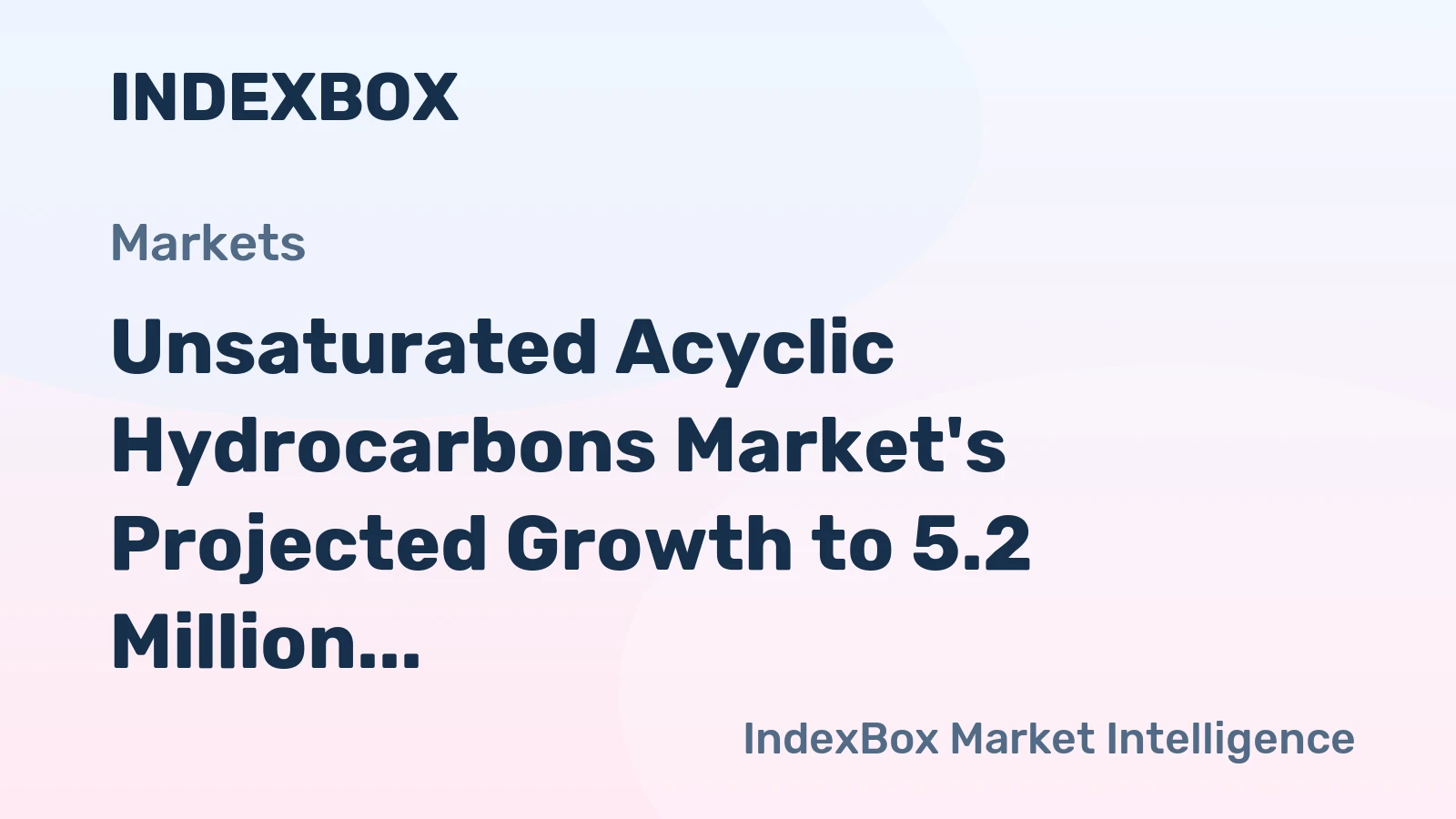 Unsaturated Acyclic Hydrocarbons Market's Projected Growth to 5.2 Million Tons and $12.2 Billion by 2035