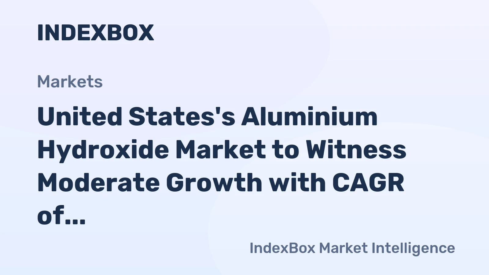 United States's Aluminium Hydroxide Market to Witness Moderate Growth with CAGR of +1.1% from 2024 to 2035