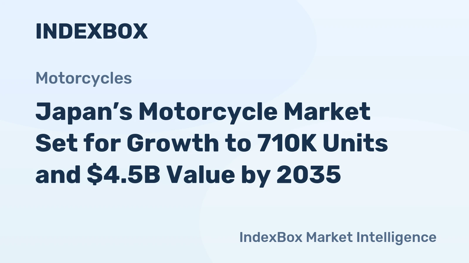 Japan’s Motorcycle Market Set for Growth to 710K Units and $4.5B Value by 2035