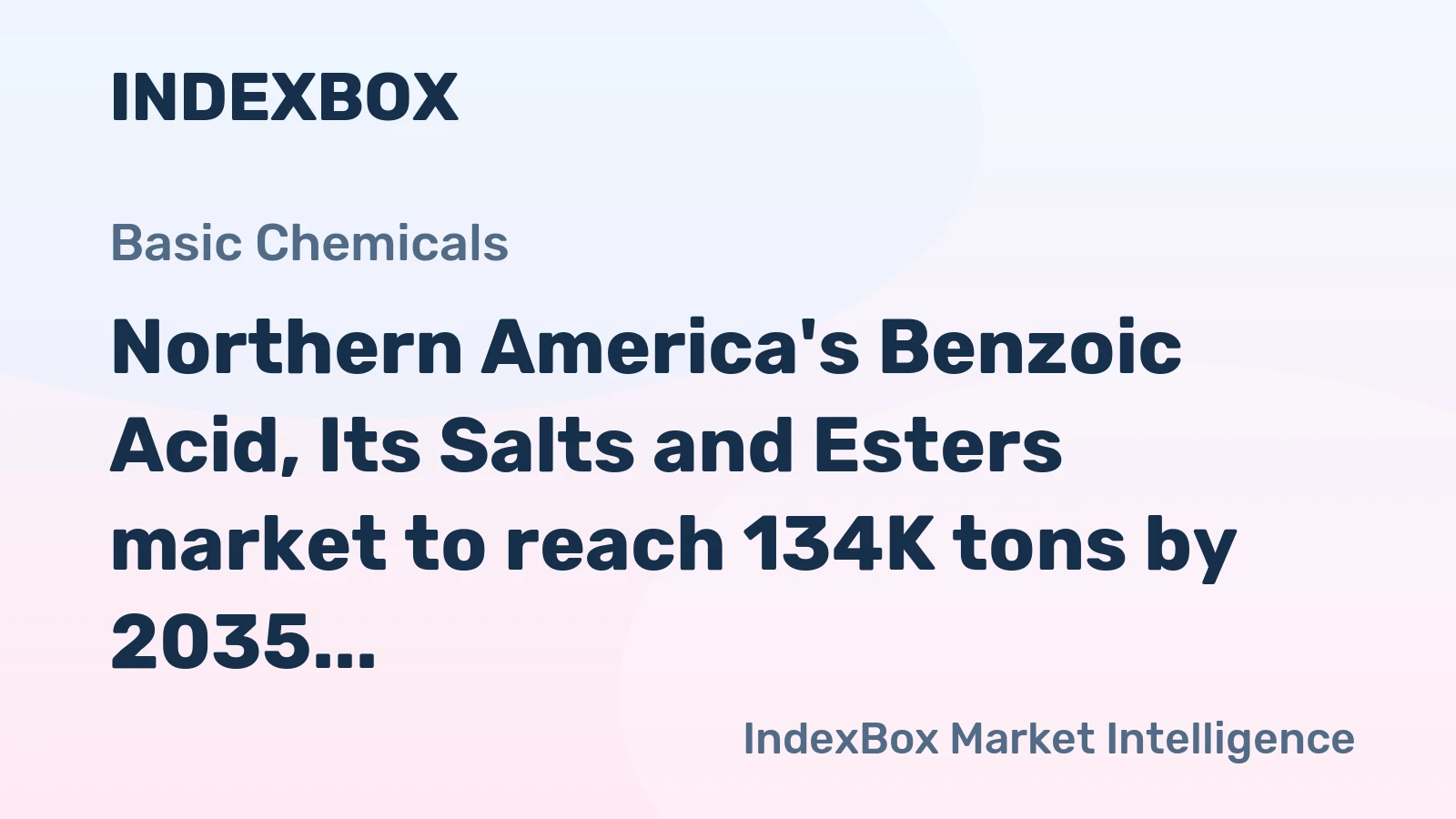 Northern America's Benzoic Acid, Its Salts and Esters market to reach 134K tons by 2035, growing at a steady CAGR of +0.7%.