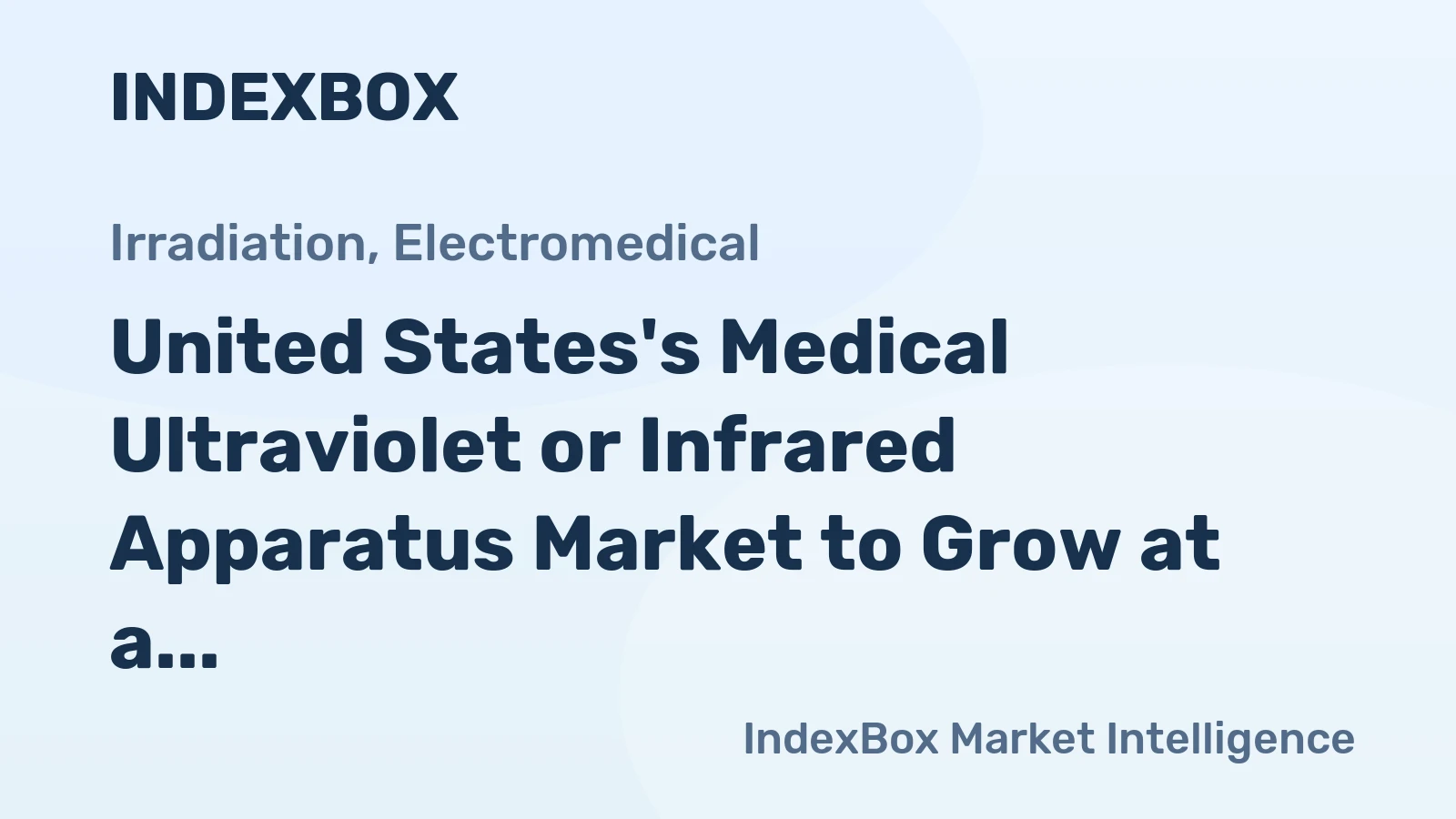 United States's Medical Ultraviolet or Infrared Apparatus Market to Grow at a CAGR of +1.0% through 2035, Reaching 1.7K Tons
