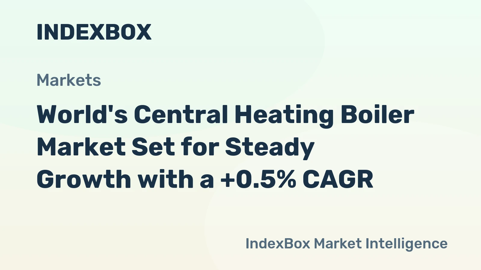 World's Central Heating Boiler Market Set for Steady Growth with a +0.5% CAGR