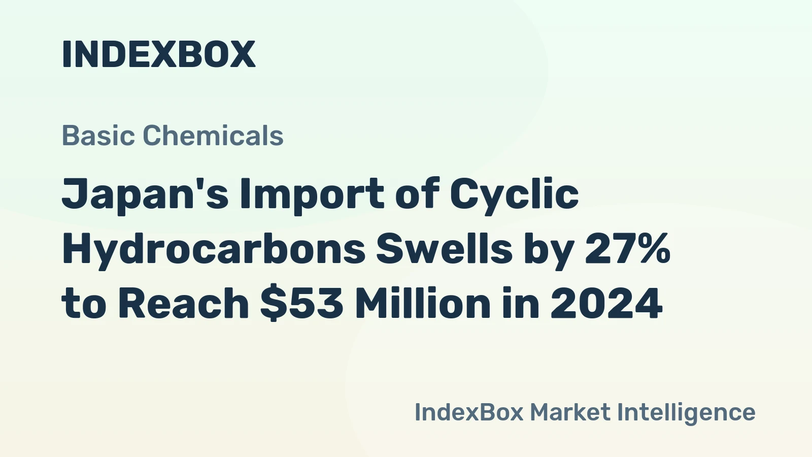 Japan's Import of Cyclic Hydrocarbons Swells by 27% to Reach $53 Million in 2024