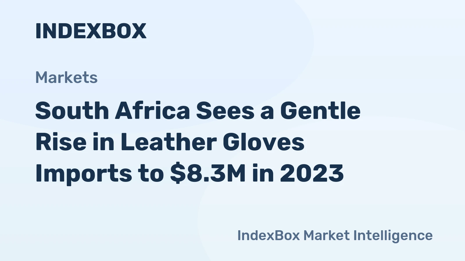 South Africa Sees a Gentle Rise in Leather Gloves Imports to $8.3M in 2023