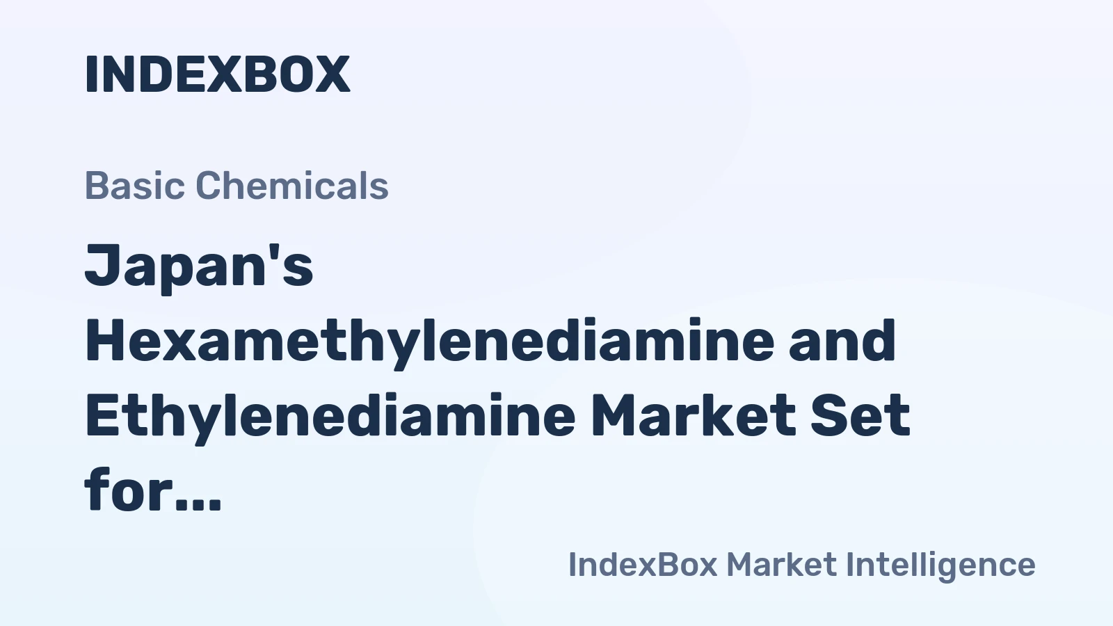 Japan's Hexamethylenediamine and Ethylenediamine Market Set for Modest 1.7% CAGR Growth Through 2035