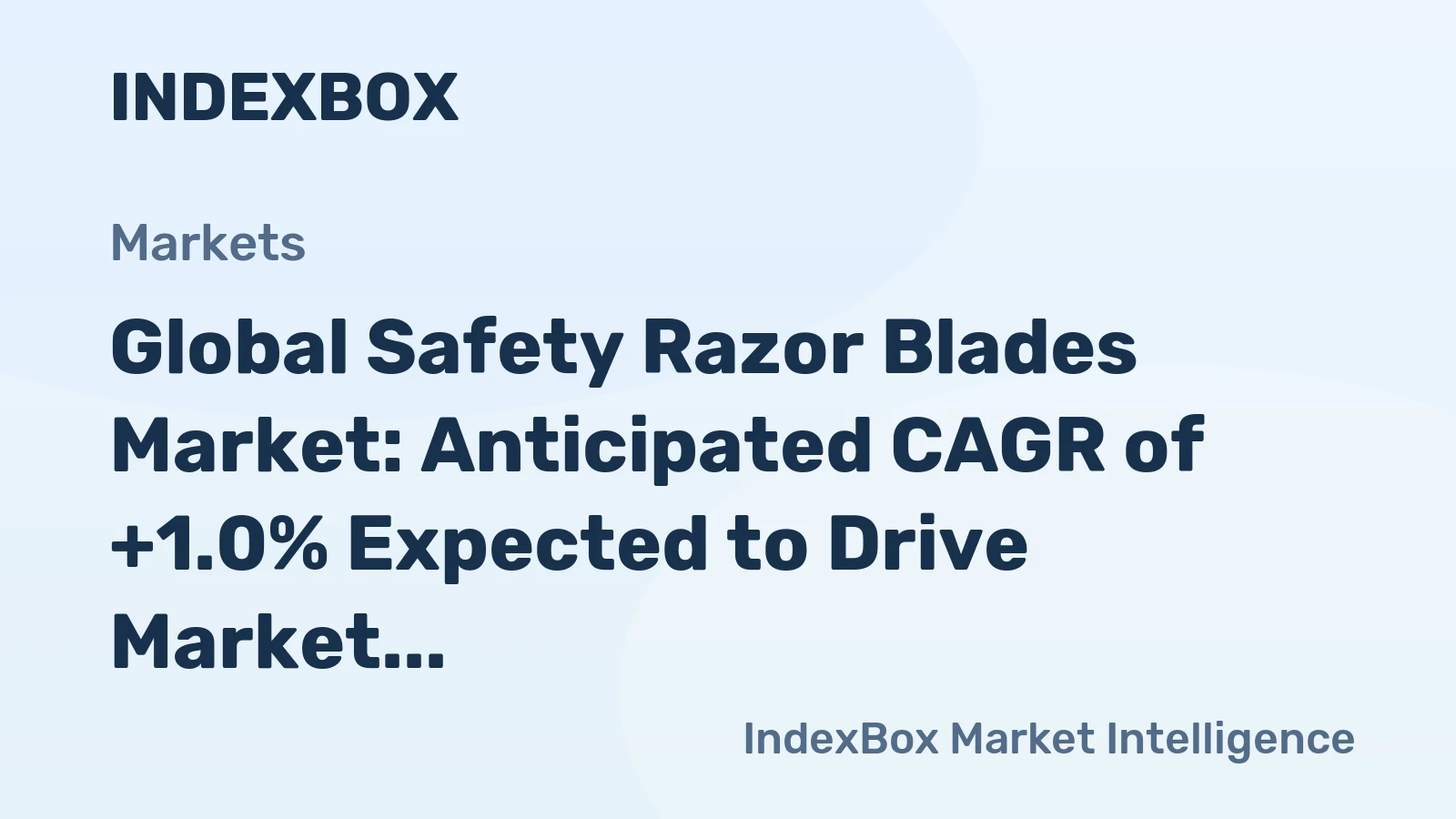 Global Safety Razor Blades Market: Anticipated CAGR of +1.0% Expected to Drive Market Volume to 28B units by 2035