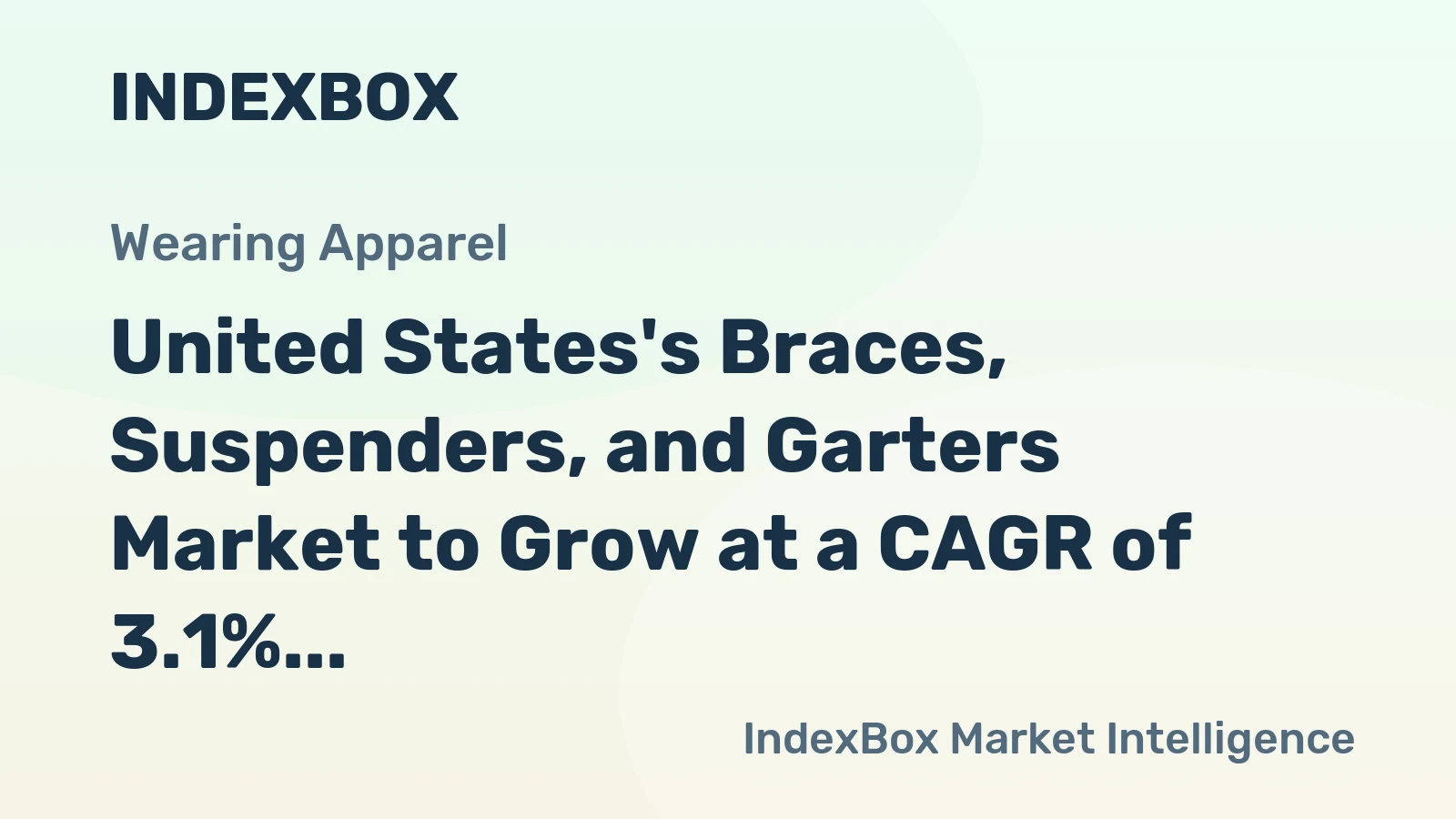 United States's Braces, Suspenders, and Garters Market to Grow at a CAGR of 3.1% from 2024 to 2035, Reaching 63M Units