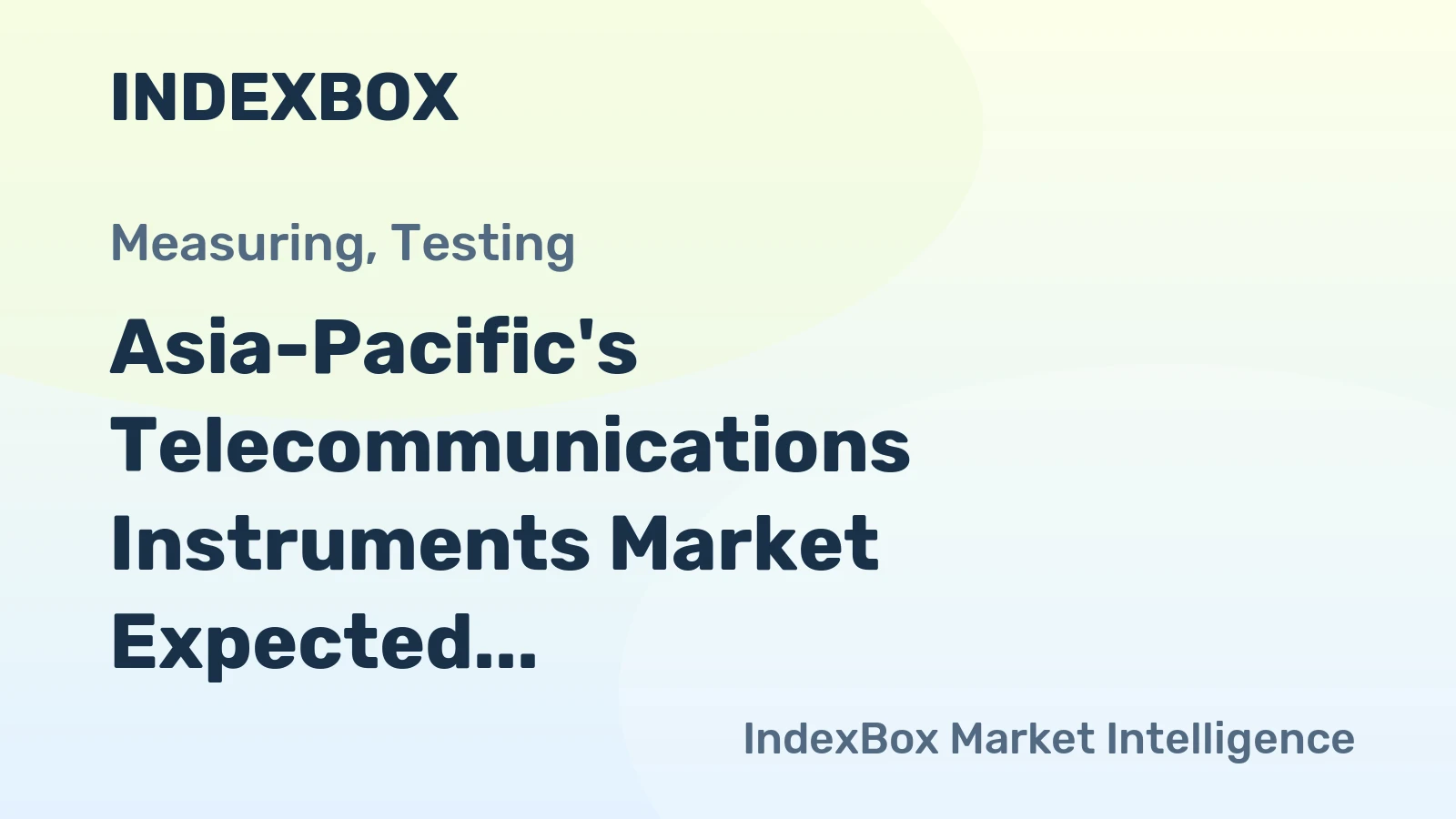Asia-Pacific's Telecommunications Instruments Market Expected to Reach 4.9M Units and $12.3B by 2035