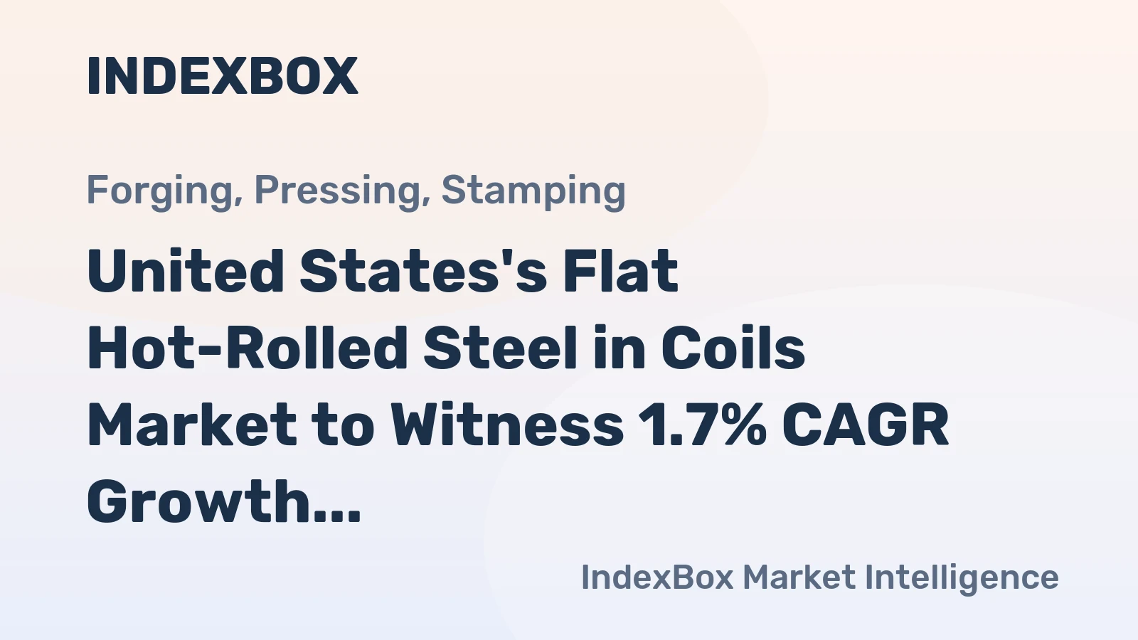 United States's Flat Hot-Rolled Steel in Coils Market to Witness 1.7% CAGR Growth Through 2035