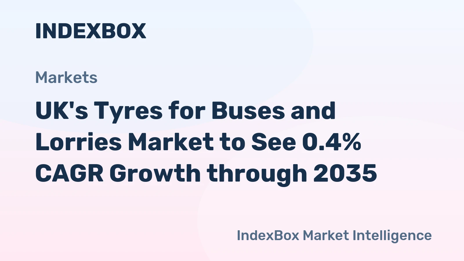 UK's Tyres for Buses and Lorries Market to See 0.4% CAGR Growth through 2035