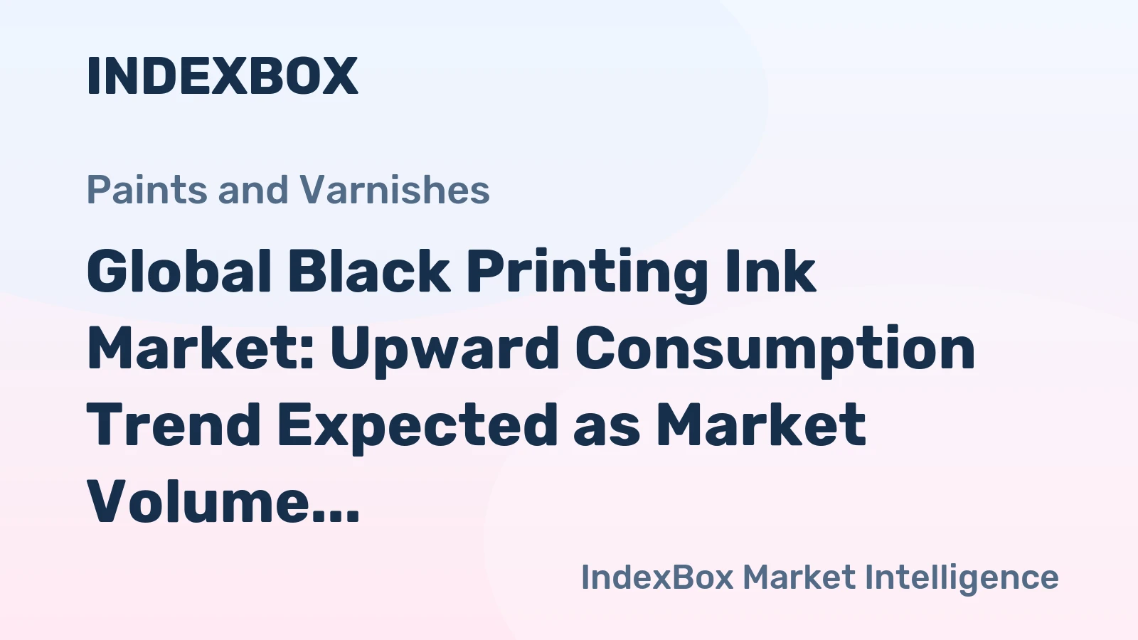 Global Black Printing Ink Market: Upward Consumption Trend Expected as Market Volume Reaches 858K Tons by 2035