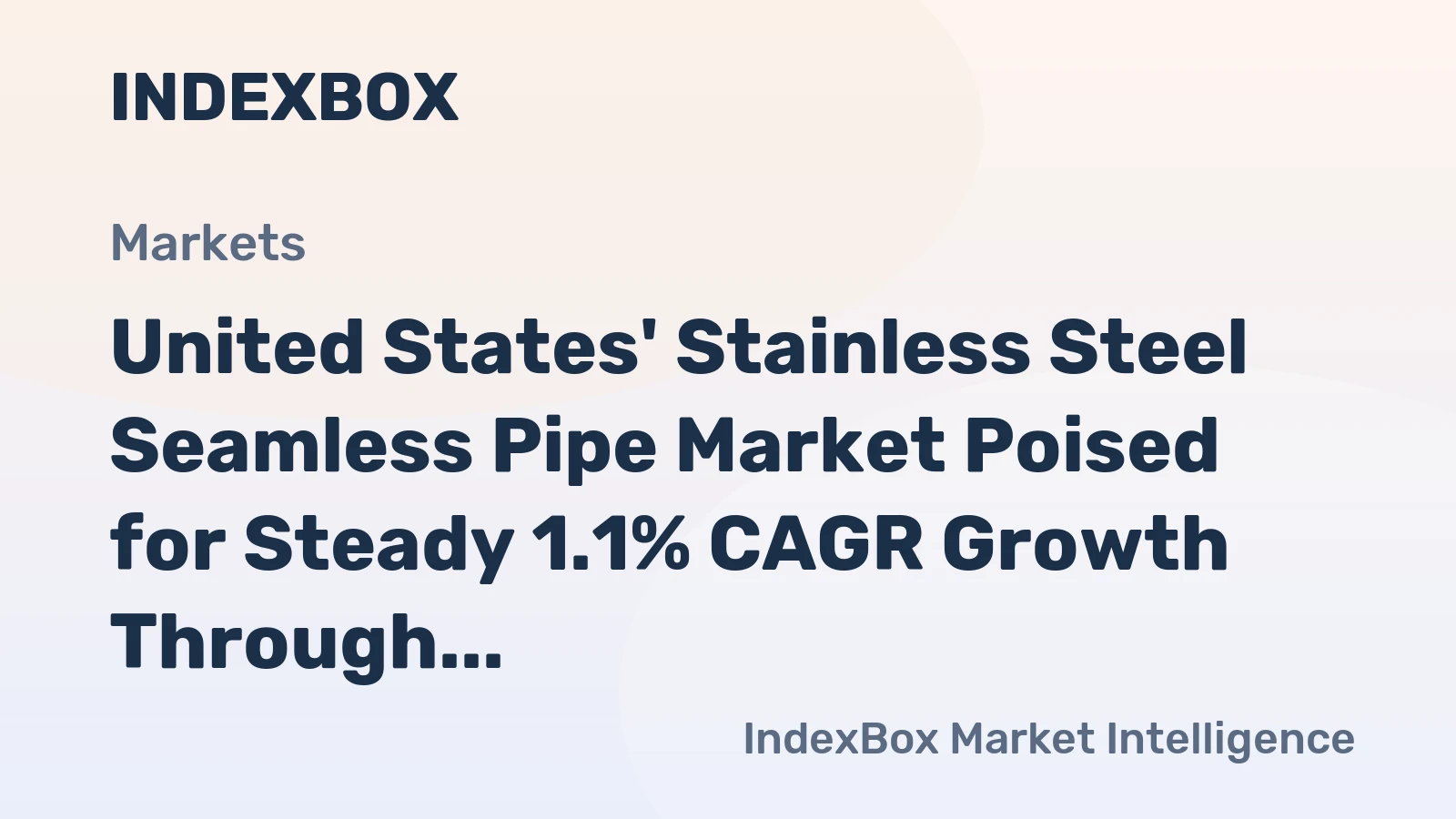 United States' Stainless Steel Seamless Pipe Market Poised for Steady 1.1% CAGR Growth Through 2035