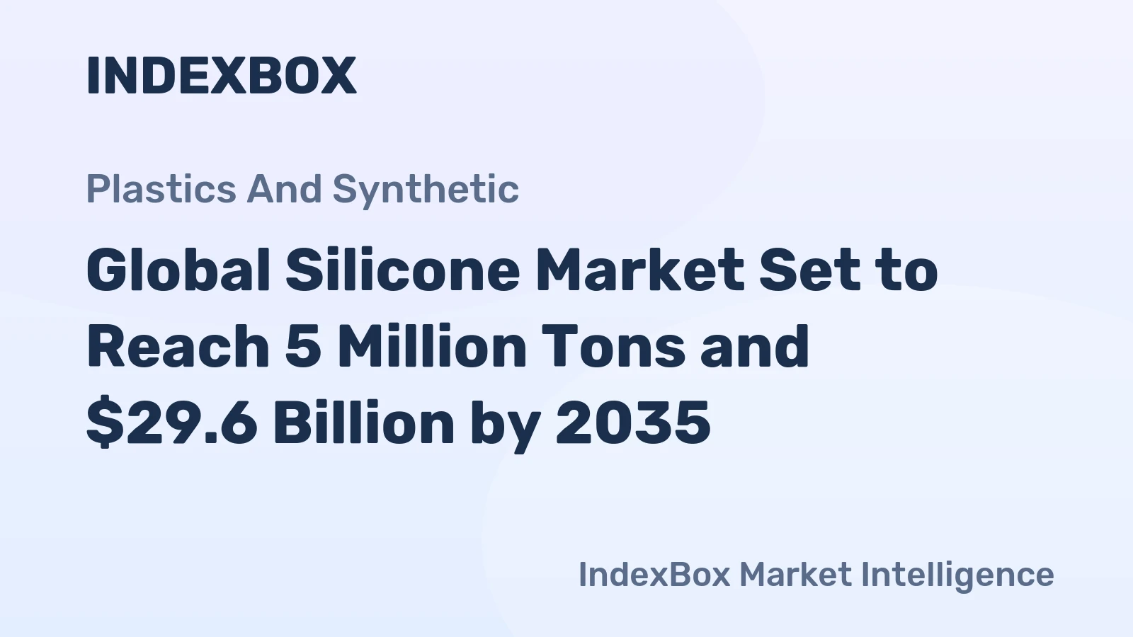 Global Silicone Market Set to Reach 5 Million Tons and $29.6 Billion by 2035