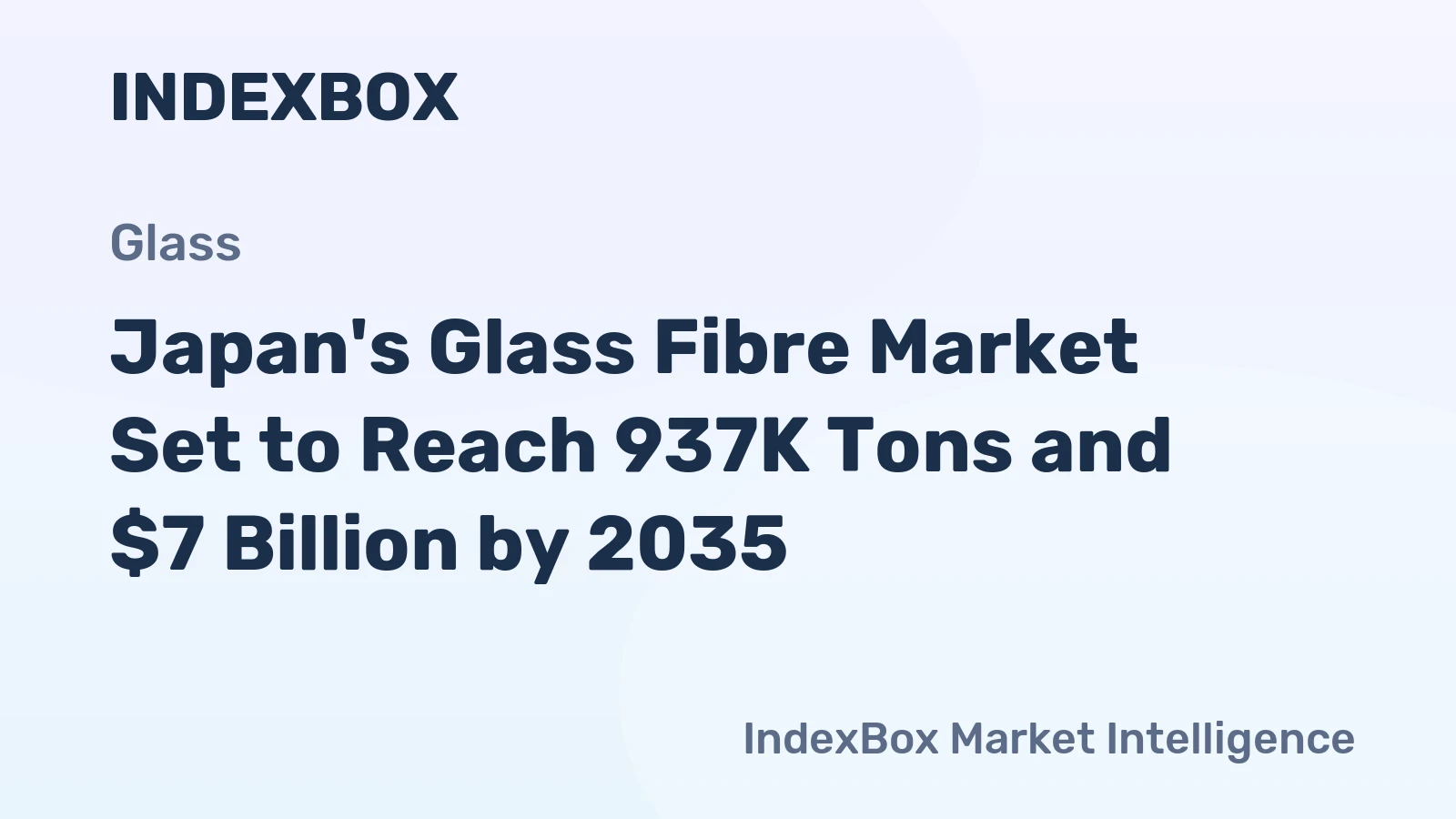 Japan's Glass Fibre Market Set to Reach 937K Tons and $7 Billion by 2035
