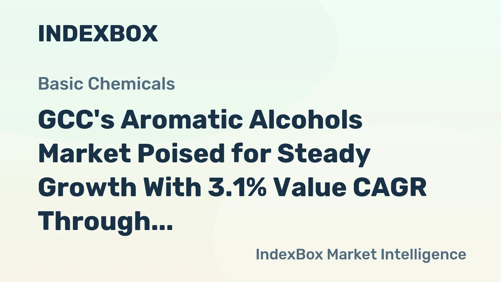 GCC's Aromatic Alcohols Market Poised for Steady Growth With 3.1% Value CAGR Through 2035