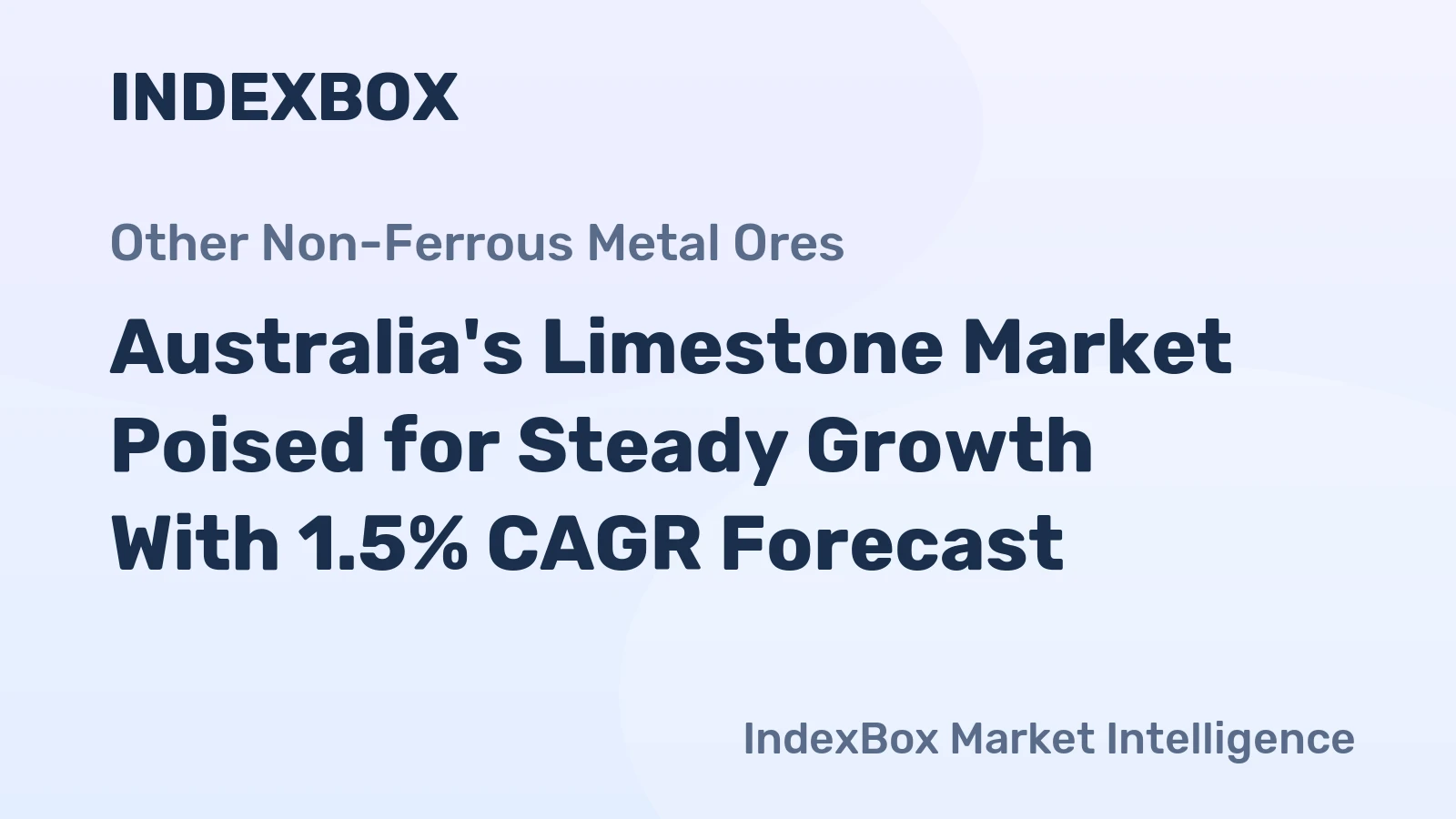 Australia's Limestone Market Poised for Steady Growth With 1.5% CAGR Forecast