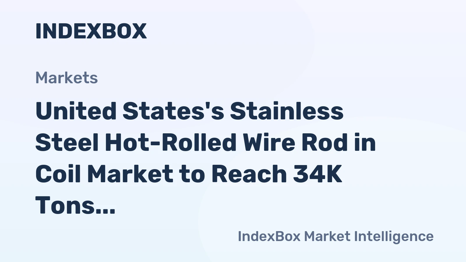 United States's Stainless Steel Hot-Rolled Wire Rod in Coil Market to Reach 34K Tons and $166M by 2035