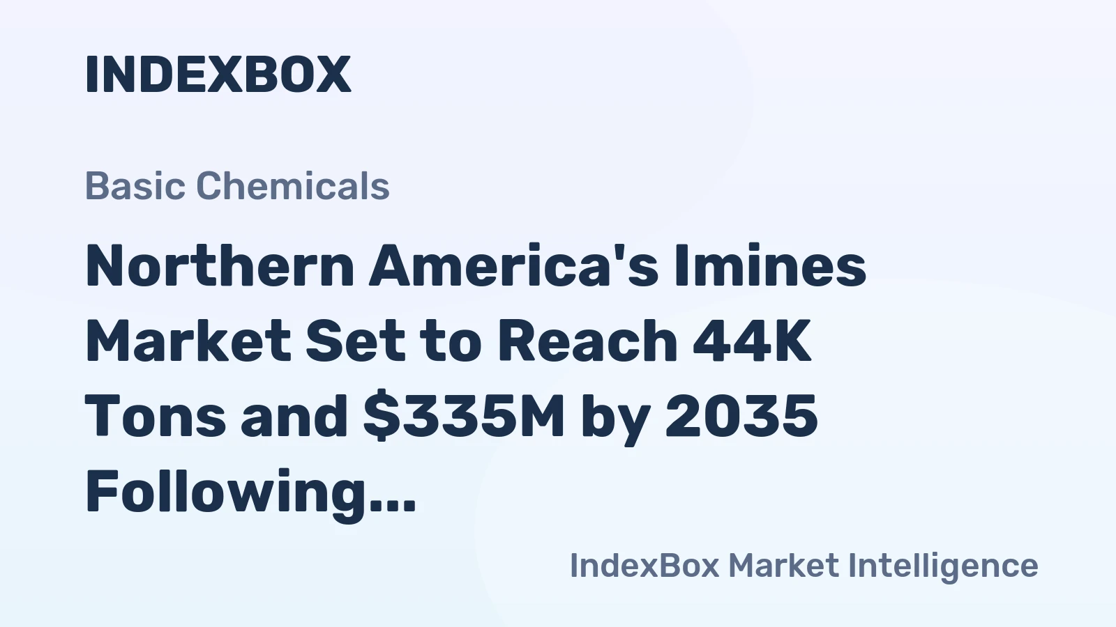 Northern America's Imines Market Set to Reach 44K Tons and $335M by 2035 Following a Strong Surge