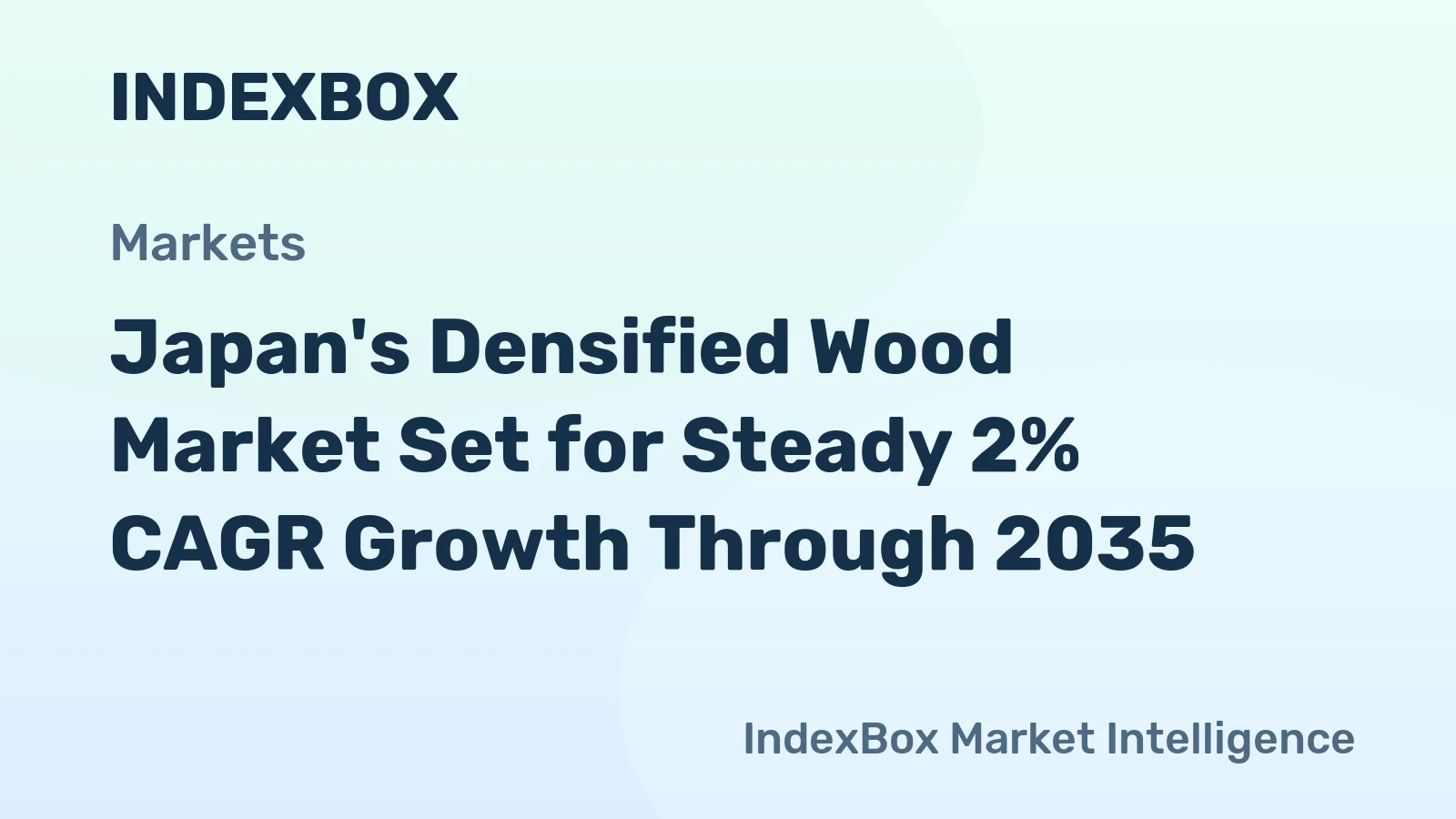 Japan's Densified Wood Market Set for Steady 2% CAGR Growth Through 2035
